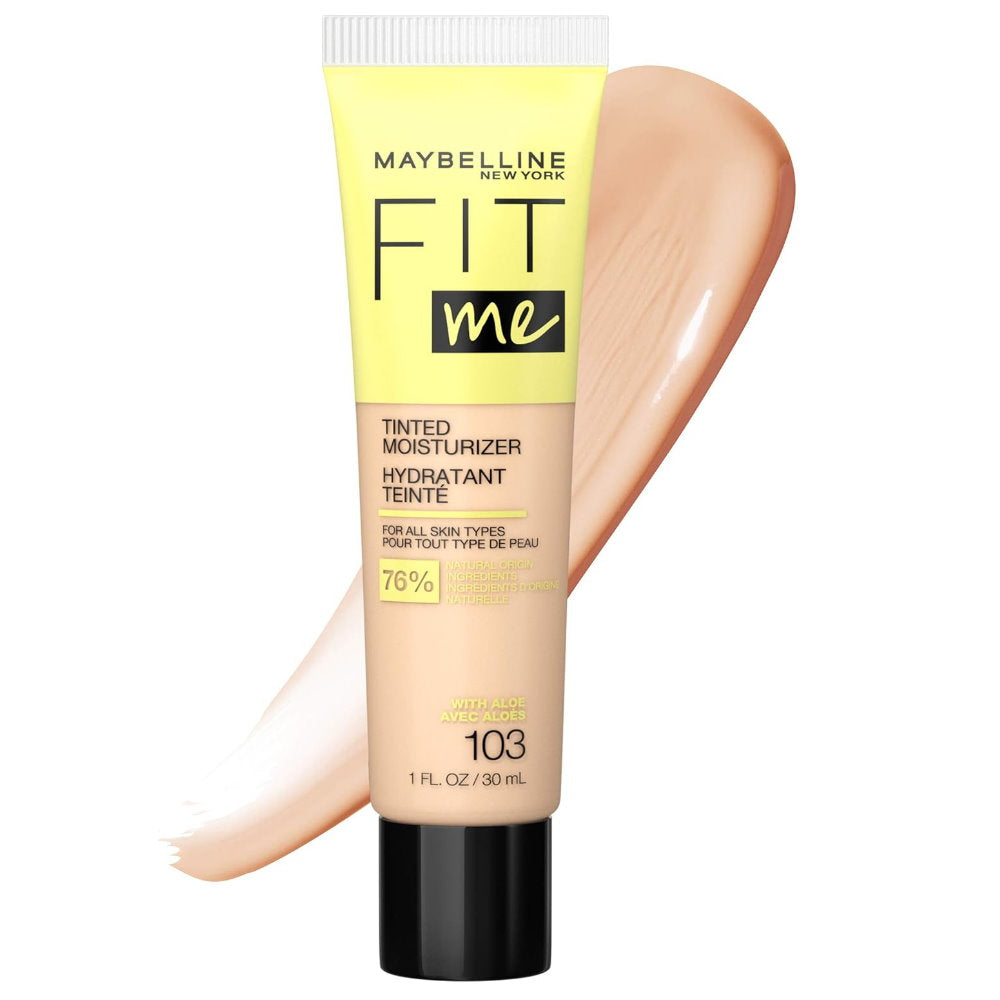 Maybelline Fit Me Tinted Moisturizer 103 with Aloe - Makeup Warehouse ...