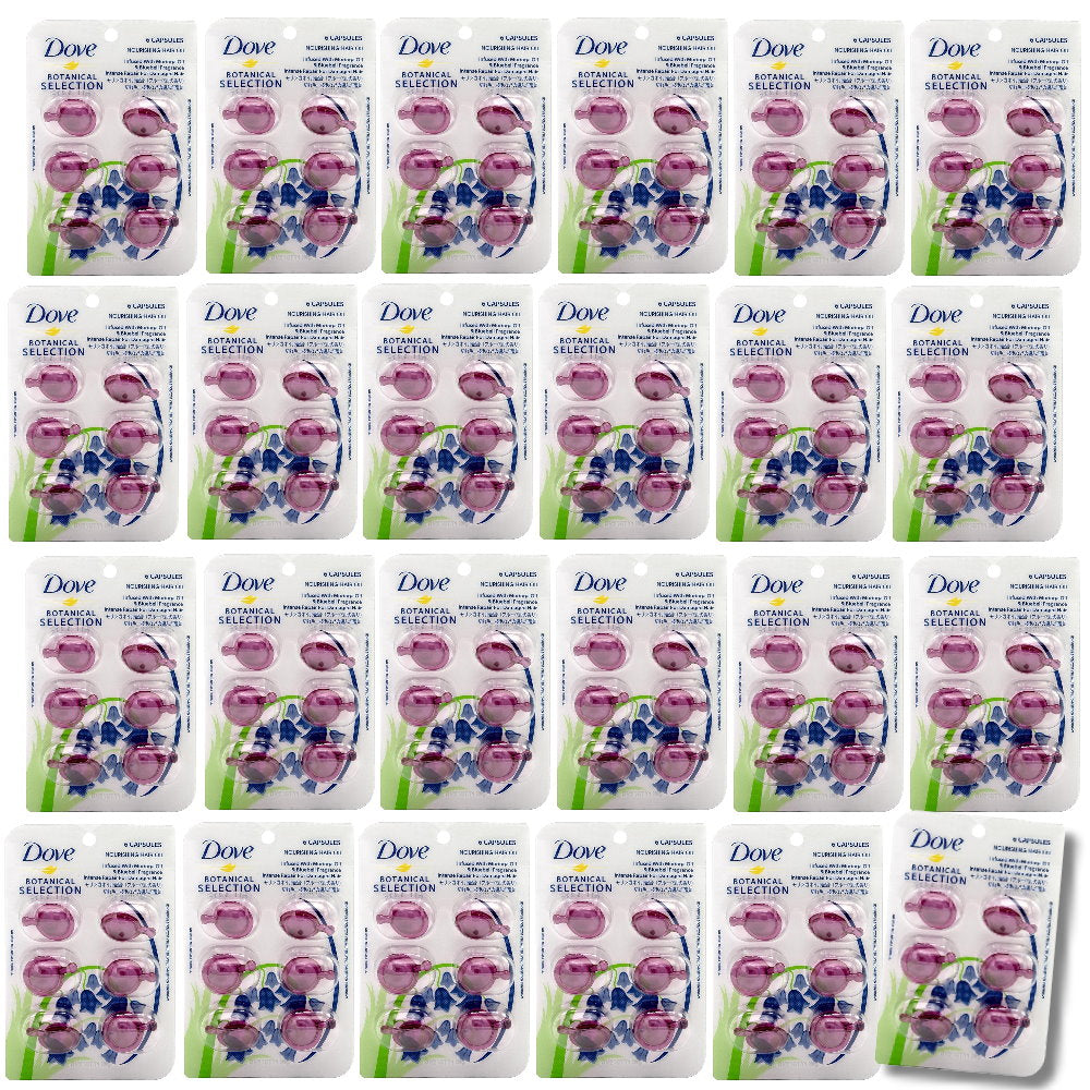 24pk Dove Botanical Selection Nourishing Hair Oil Infused With Moringa ...