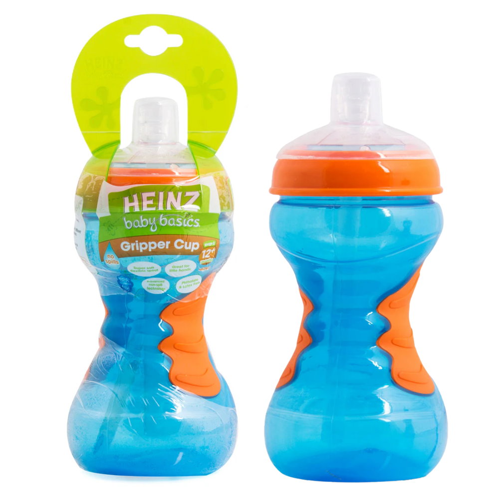 Heinz Baby Basics Gripper Straw Cup Blue 12m+ 440ml - Makeup Warehouse ...