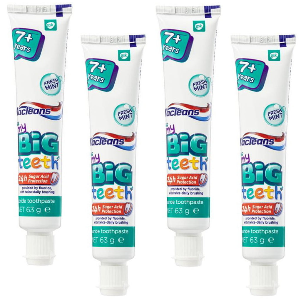 12pk Macleans Toothpaste Kids Big Teeth for Children 7+ Years Old Mint ...