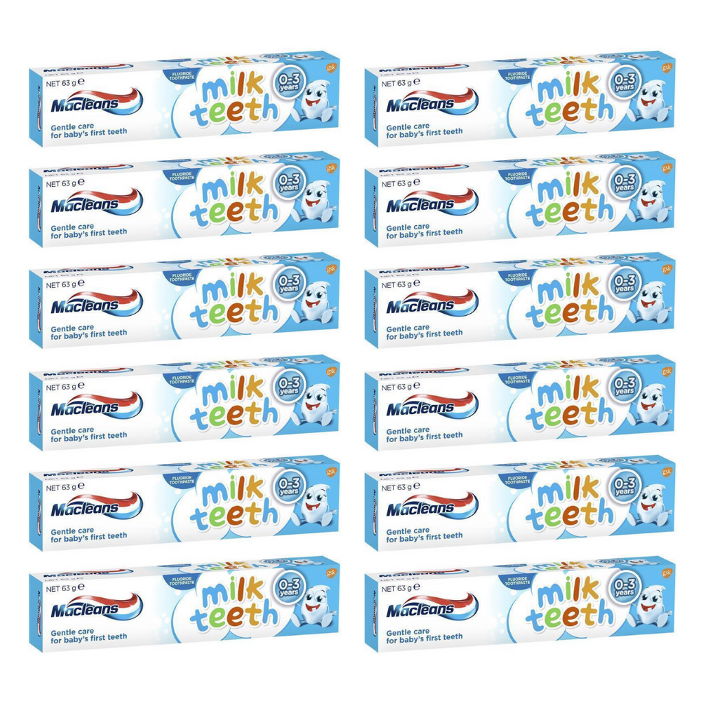 Shop Online Makeup Warehouse - 12 x Macleans Milk Teeth Toothpaste 63g ...