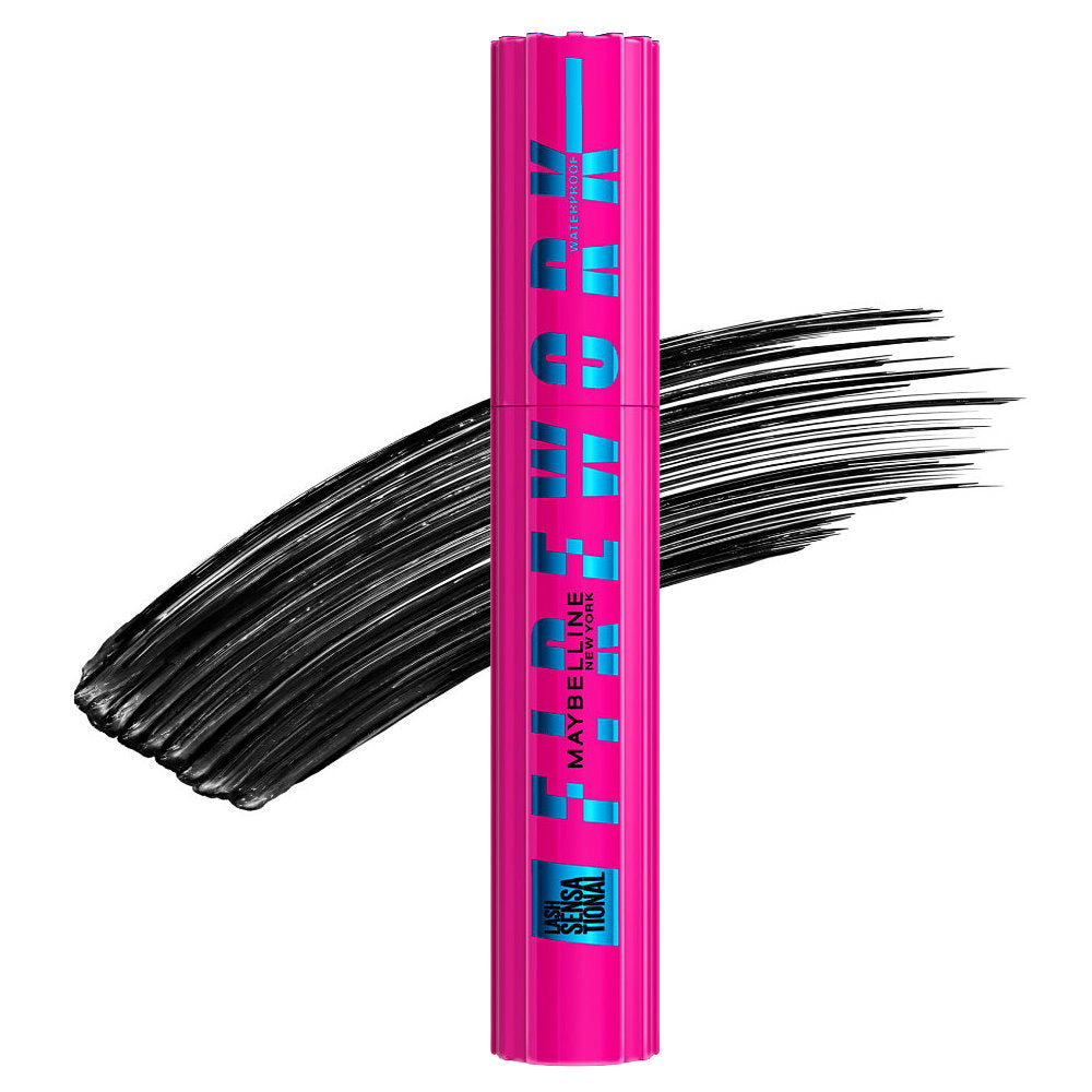 3x Maybelline Lash Sensational Firework Waterproof Mascara 8.75ml Black ...