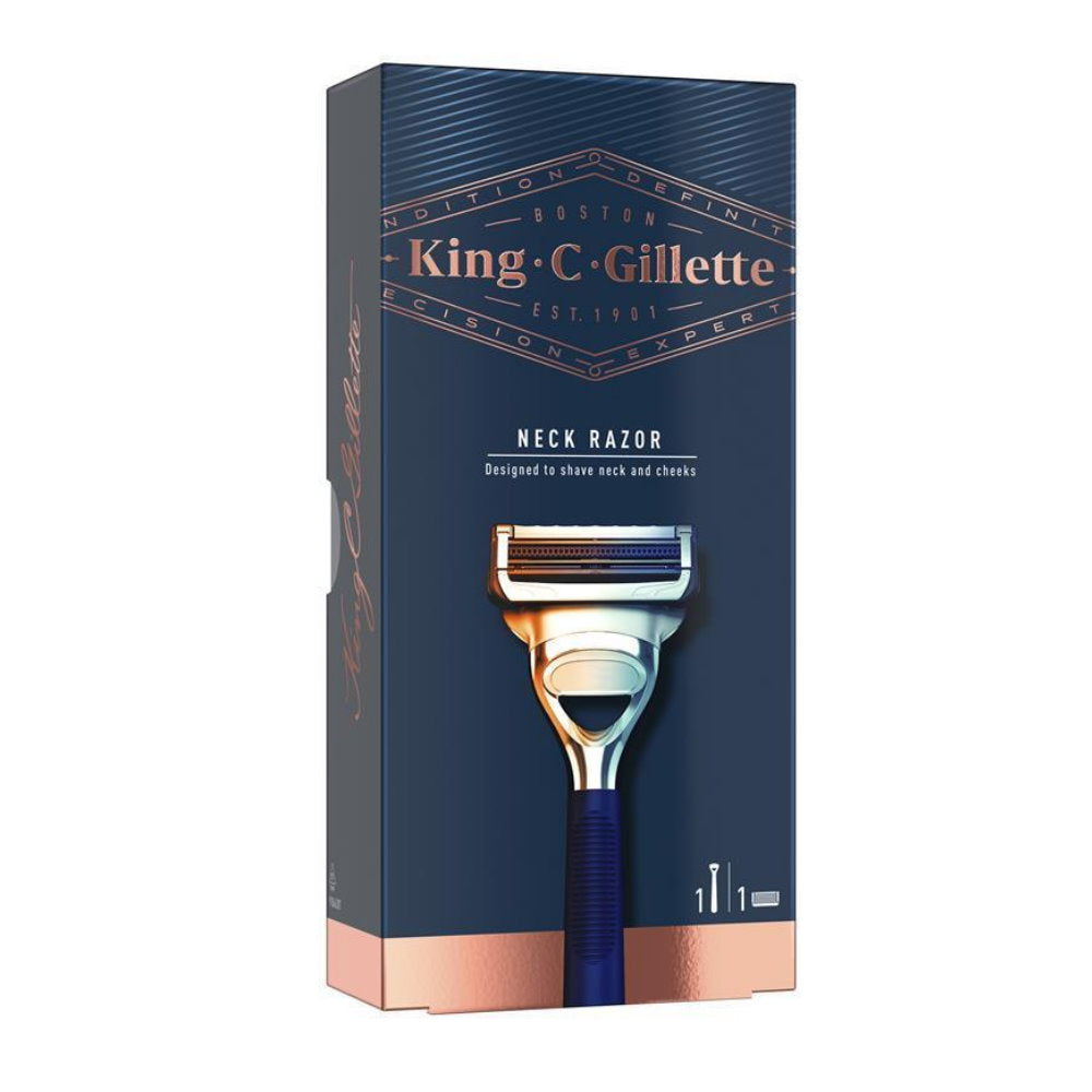 King C Gillette Neck Razor for Neck & Cheeks - Makeup Warehouse Australia
