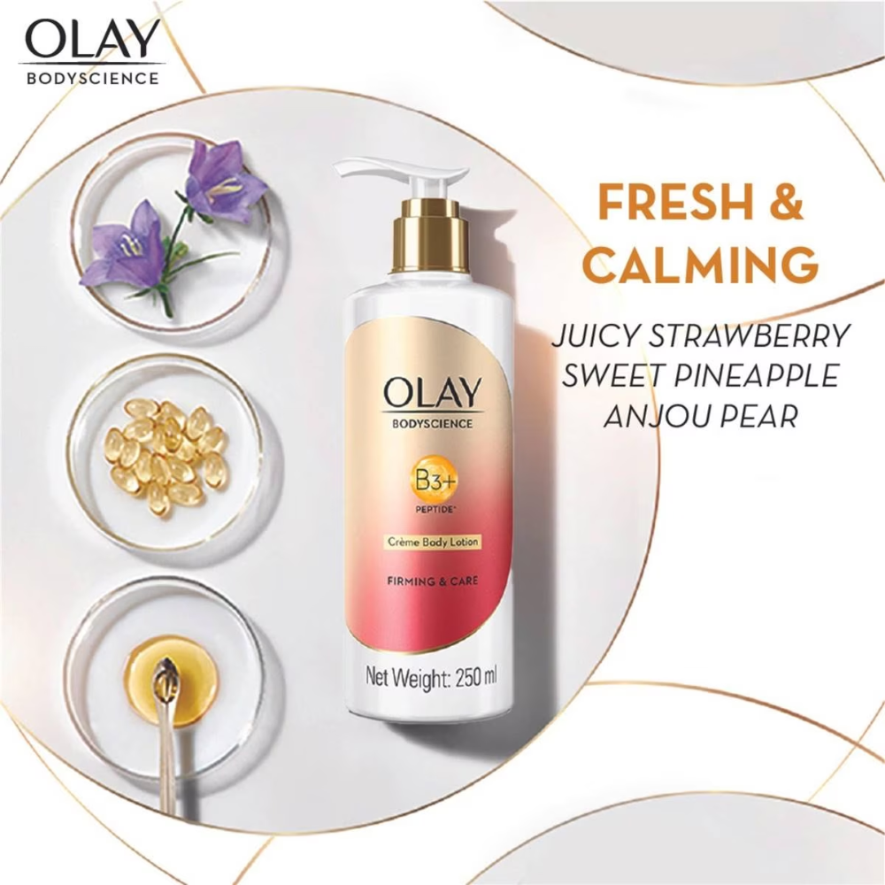 Olay Bodyscience Creme Body Lotion Firming and Care 250ml - Makeup ...